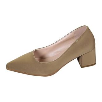 Generic Chaussures &eacute;l&eacute;gantes &agrave; talons hauts pour femme avec talon &eacute;pais et pointe pointue. Confortables et &eacute;l&eacute;gantes pour toutes les occasions. Chaussures de 