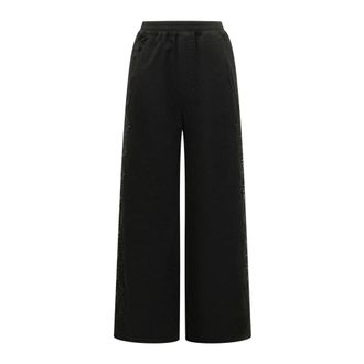 Pinko Denim Jeans mit Spitzen-Seitenband - - Trousers - Damen - Schwarzk - S