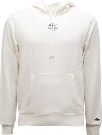 Lacoste Homme, Sweatshirts et sweats &agrave; capuche, Blanc, Taille: XS SweaT-shirts &agrave; capuche