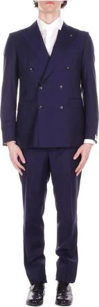 Tagliatore Homme, Costumes, Bleu, Taille: M Costume crois&eacute; Super 110s