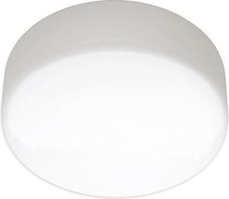 Brilliant Isar Deckenlampe weiß Ø 20 cm - runde Deckenleuchte & Wandleuchte innen - E27 Fassung für Wohnzimmer, Flur & Schlafzimmer