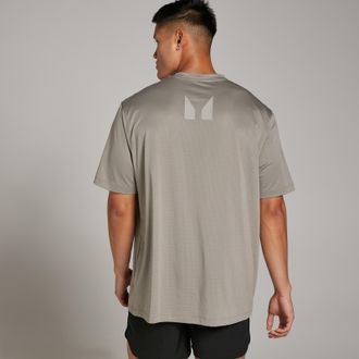 MyProtein Herren Tempo Oversize-Netz-Trainings-T-Shirt - Tonerde - XS