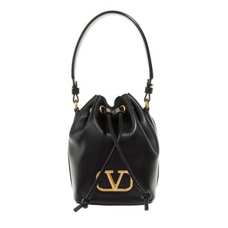 Valentino Garavani Crossbody Bags - VLogo Bucket Bag - Gr. unisize - in Schwarz - f&uuml;r Damen