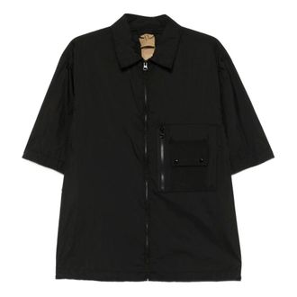 Ten c Homme, Chemises, Noir, Taille: M Short Sleeve Chemises