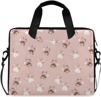 Alaza Sac pour ordinateur portable de 40,6 à 15,6 pouces, motif renard et feuilles, sac pour ordinateur portable de 40,6 à 15,6 cm, sac fourre-tout pour fem