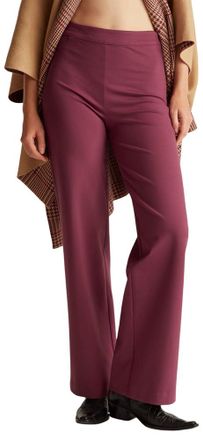 Benetton Damen Pantalone 47ckdf0a1 Hose, violett, 48