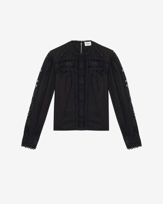 Isabel Marant Blouse Valmira - Femme - Noir - Taille34 - Marant &Eacute;toile