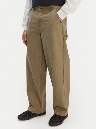 Quiksilver Jeans Mercury Straight Out EQYNP03325 Beige Wide Leg