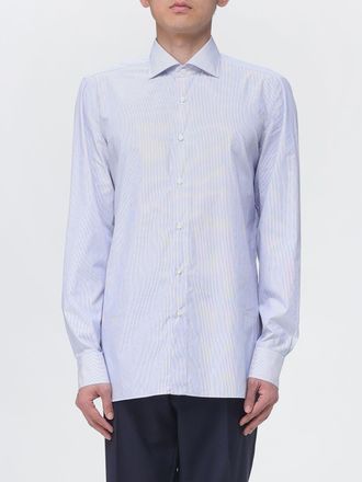 Borrelli Napoli Chemise Homme couleur Bleu Azur
