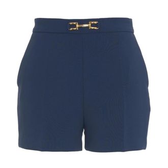 Elisabetta Franchi Damen, Shorts, Blau, XSGr&ouml;&szlig;e
