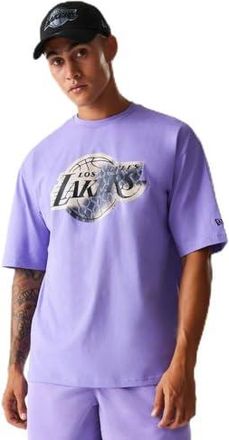 New Era NBA LA Lakers T-shirt pour homme, lilas, M