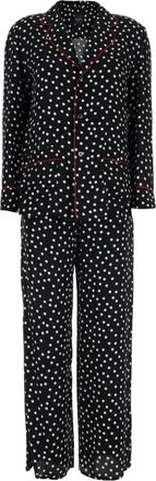 Pla&icirc;n Plain, Femme, V&ecirc;tements de nuit et de d&eacute;tente, Noir, Taille: 38 FR Pois Pajama Shirt & Pants