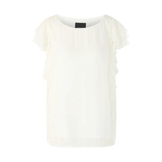 Marc Cain Doppellagige Viskose-Bluse - - Blouses & Shirts - Damen - Wei&szlig; - XS