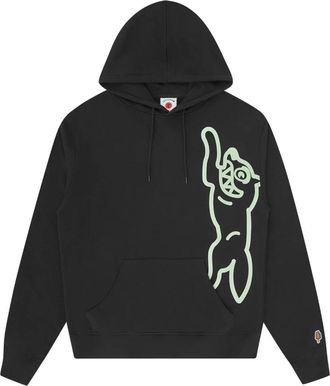 Icecream Icecream, Homme, Sweatshirts et sweats &agrave; capuche, Noir, Taille: XL Vertical Jumbo Running DOG Popover Hood