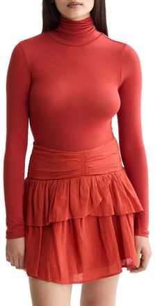 Scotch & Soda Damen Fuzzy Relaxed-Fit Cardigan Sweater Strickjacke, Ketchup U602, XS