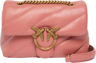 Pinko Pinko, Femme, Sacs, Rose, Taille: ONE Size Love Puff Mini CL. Sheep Nappa