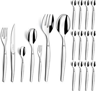 Lou Laguiole Jet Besteckset, 74-teilig, Stahl