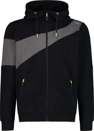 F.lli Campagnolo Herrenjacke mit fester Kapuze, Schwarz, 56