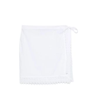 The Nina Studio Lace-detail Mini Skirt