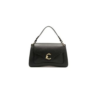 Coccinelle C-Me Handtasche Gek&ouml;rntes Leder - - Bags - Damen - Schwarzk - ONE SIZE