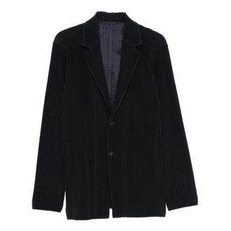 Issey Miyake Homme, Vestes, Bleu, Taille: L Homme Pliss&egrave; Jacket