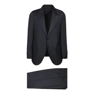Lardini Wollstoffanzug mit doppeltem - - Suits - Herren - Blau - S