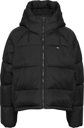 Tommy Jeans Damen Pufferjacke Warm, Schwarz (Black), 6XL