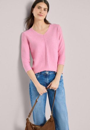 Cecil 3/4 Arm-Pullover im soften Baumwoll-Mix