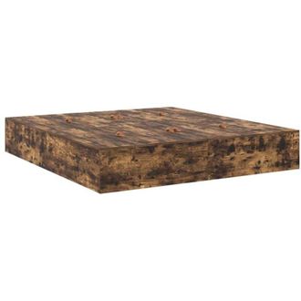 vidaXL Bettgestell R&auml;uchereiche 200 x 200 x 31.5 cm Holzwerkstoff Vidaxl