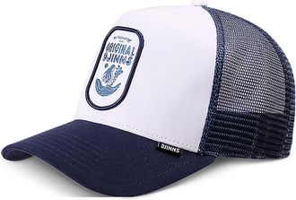 Djinns Original (White/Navy) - Trucker Cap Meshcap Hat Kappe Mütze Caps