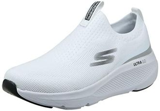 Skechers Femme Go Run Elevate-Hot Streak Basket, Noir/Blanc, 38.5 EU