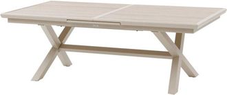Hesperide Hesperide - Table de jardin Axiome extensible lin & argile 10 places en aluminium - Hespéride