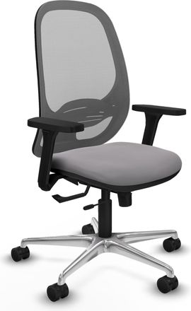 Piqueras y Crespo Cilanco B&uuml;rostuhl mit 3D-Armen, h&ouml;henverstellbare Lendenwirbelst&uuml;tze, ausgestattet mit Syncro/Translack und Schneidschaum, mit Rollen von 65 mm, Nylon