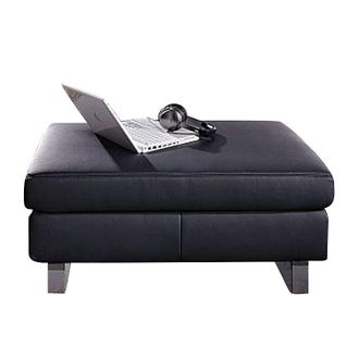 Loftscape home24 Hocker 92 x 40 x 56cm Schwarz/Schwarz