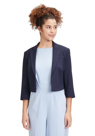 Betty Barclay Damen Kurzblazer mit 3/4 Arm 42, dunkelblau