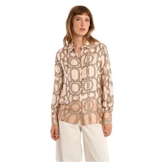 Molly Bracken Femme, Blouses et Chemises, Multicolore, Taille: 38 FR Camicia 100%vi