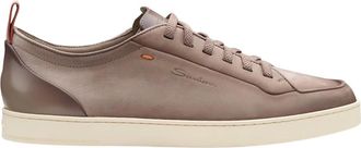 Santoni Homme, Chaussures, Gris, Taille: 40 EU Baskets &agrave; lacets en nubuck