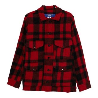 Junya Watanabe Hemdjacke mit Karomuster - - Shirts - Herren - Rot - L
