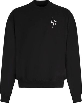Local Authority Homme, Sweatshirts et sweats &agrave; capuche, Noir, Taille: XL LA Slash Crew Neck Fleece