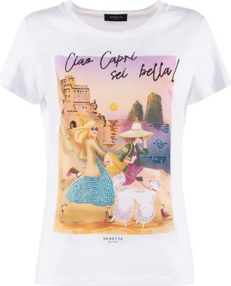 Nenette Femme, Tops, Blanc, Taille: 40 FR Delia T-Shirt