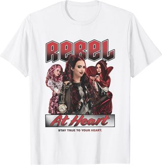 Disney Descendants: The Rise Of Red Rebel At Heart Big Logo T-Shirt