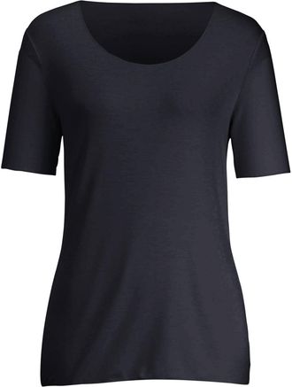 Peter Hahn Rundhals-Shirt langem 1/2-Arm Peter Hahn blau