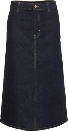 Part Two Femme, Jupes, Bleu, Taille: 46 FR Jupe A-line en Denim Foncé