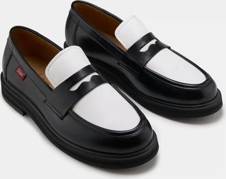Zèta Herren vegan Loafers Unisex Douro Schwarz & WeiÃY