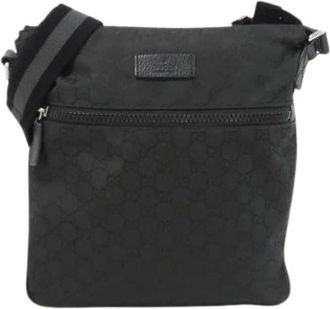 Gucci unisex, Pre-owned, Noir, Taille: ONE Size Sac bandouli&egrave;re vintage Pre-owned