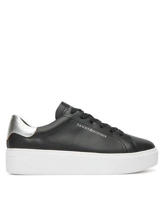 Tommy Hilfiger Sneakers Essential Platform Court Sneaker FW0FW08756 Schwarz