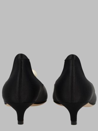 Magda Butrym Pearl-Embellished Pumps - Black