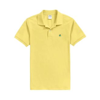 Brooks Brothers Golden Fleece Original Fit Stretch Supima Poloshirt - - Tops - Herren - Gelb - XL