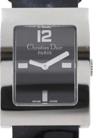 Dior Pre-owned Malice Quartz Acier Inoxydable - Femme - Pre-owned - Gris - Taille: ONE Size