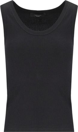 Max Mara Femme, Tops, Noir, Taille: 44 FR Multic Sleeveless Top